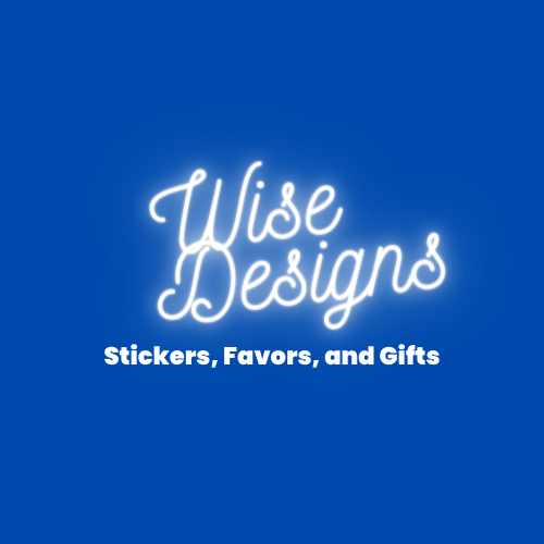 Wise Designs: Stickers, Favors, and Gifts – Wise Designs